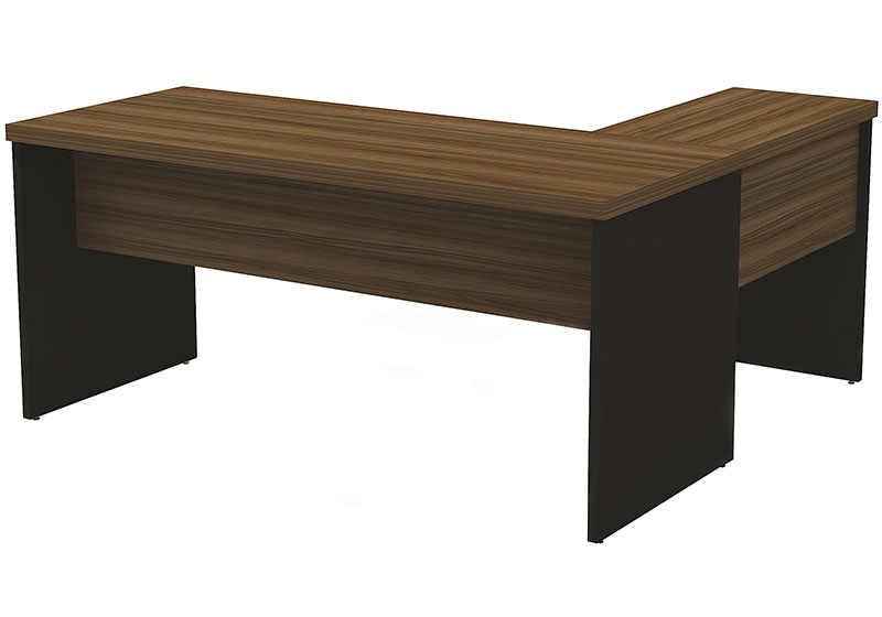 Mesa em L pé painel 40mm p/ Escritório | HS Móveis para Escritório ...